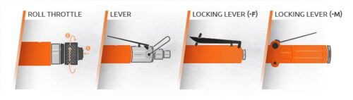 FG-50H Series | 1/4" & 6 mm Die Grinders - | TFT Pneumatic
