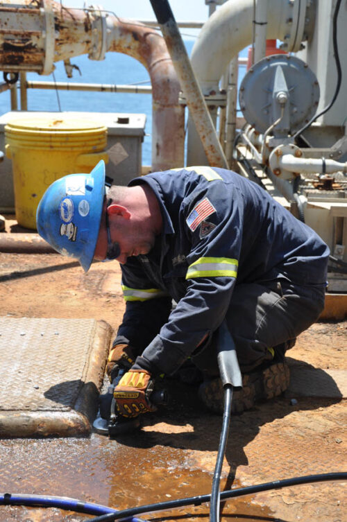 Tools for Offshore Grinding | TFT Pneumatic